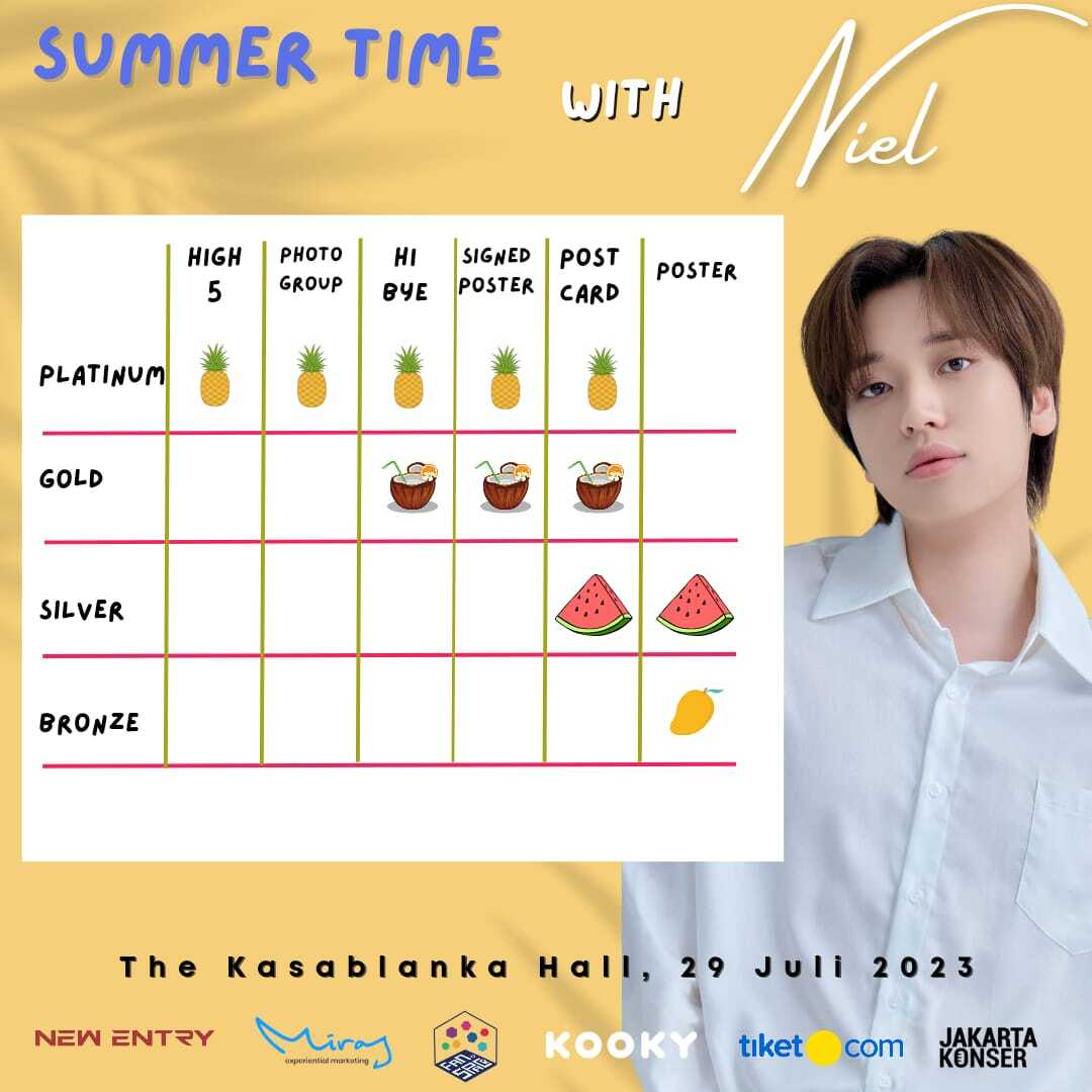 Last Chance! NIEL's Fanmeeting in JKT, IND🎉