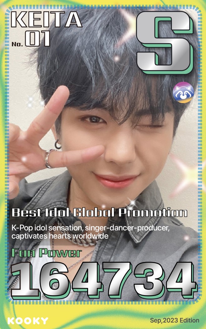 Kooky | Best Idol Top2 KEITA🎉