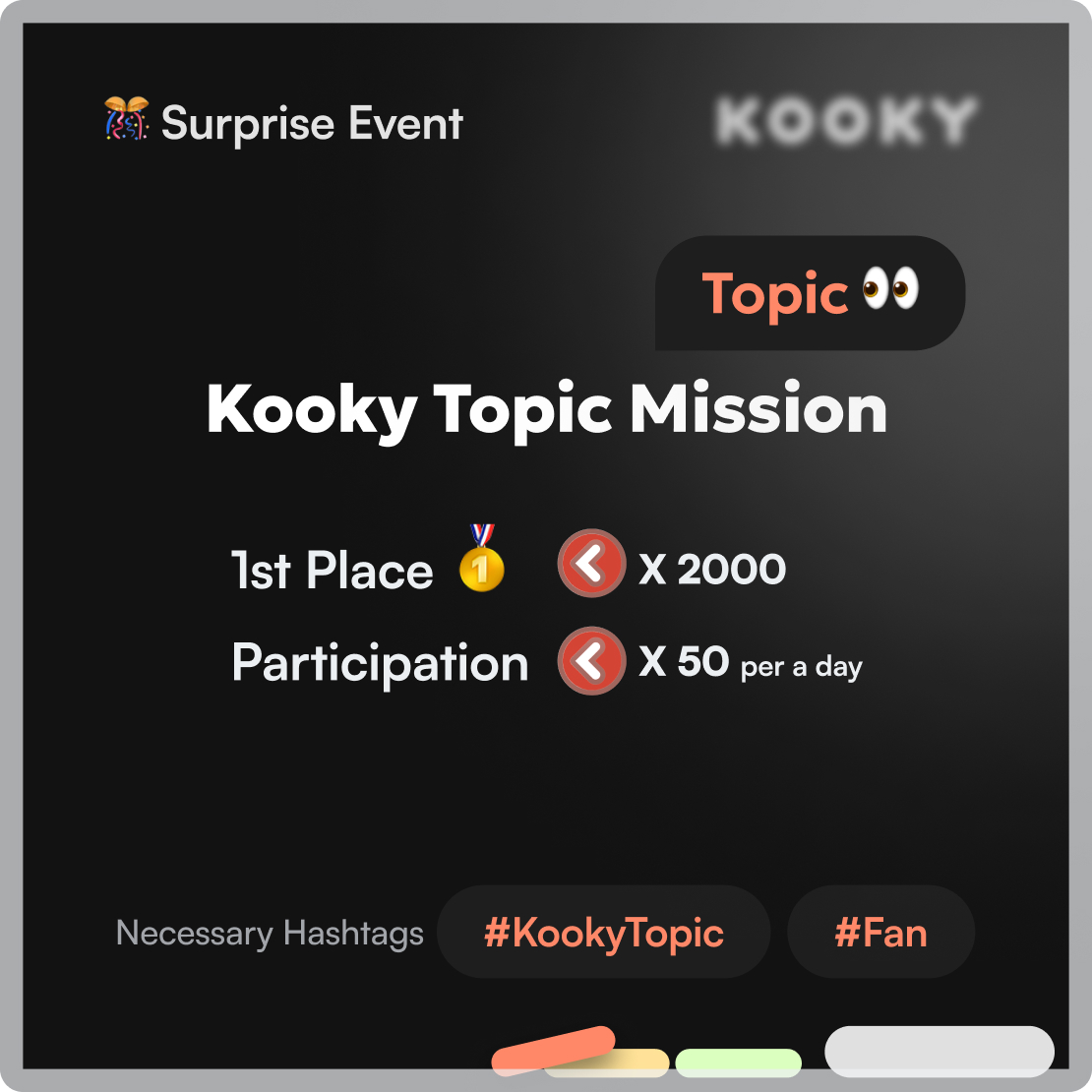 Kooky | 08/23 Kooky Topic Event - Winner Announcement🎁