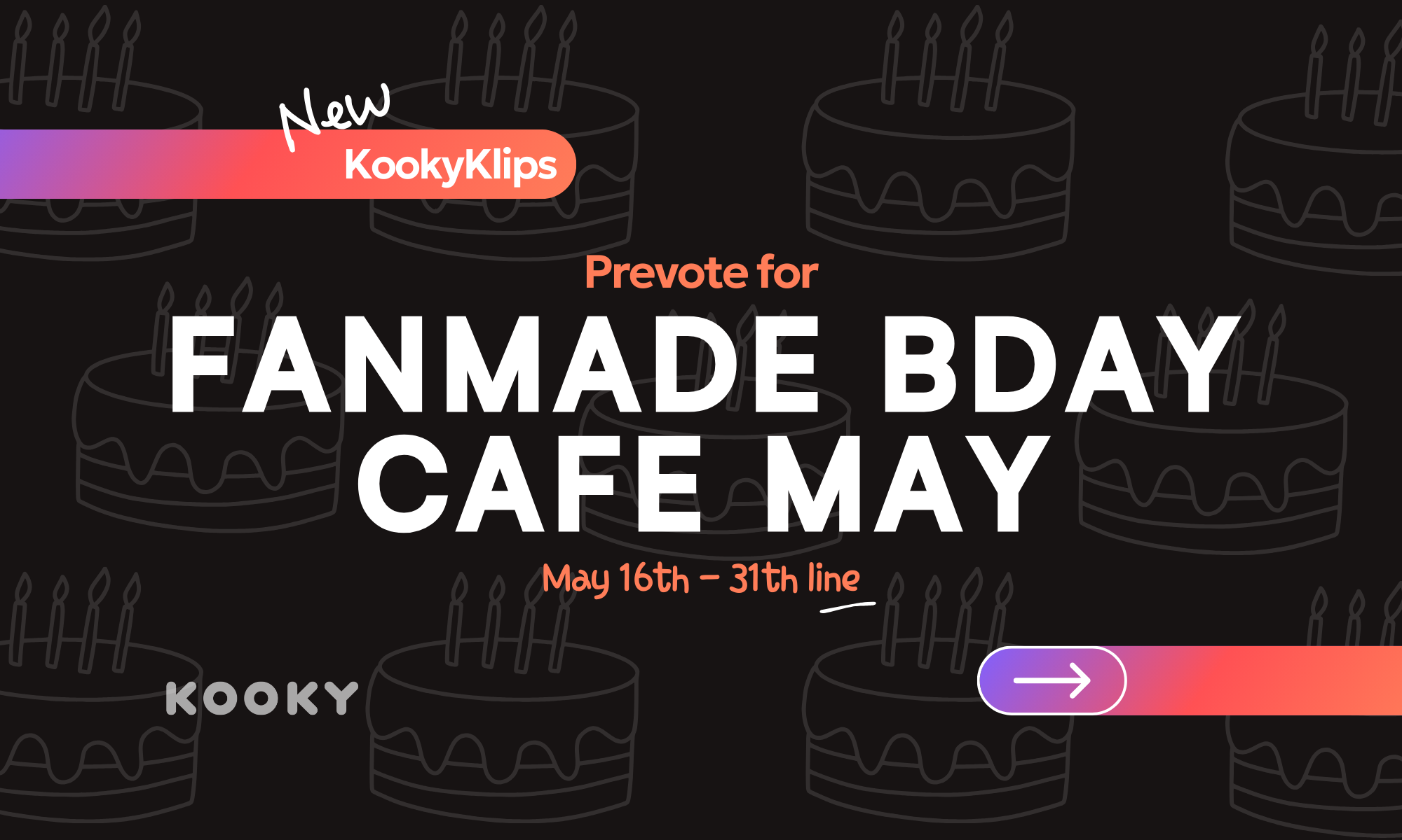Kooky | FANMADE BDAY CAFE MAY - Part 2