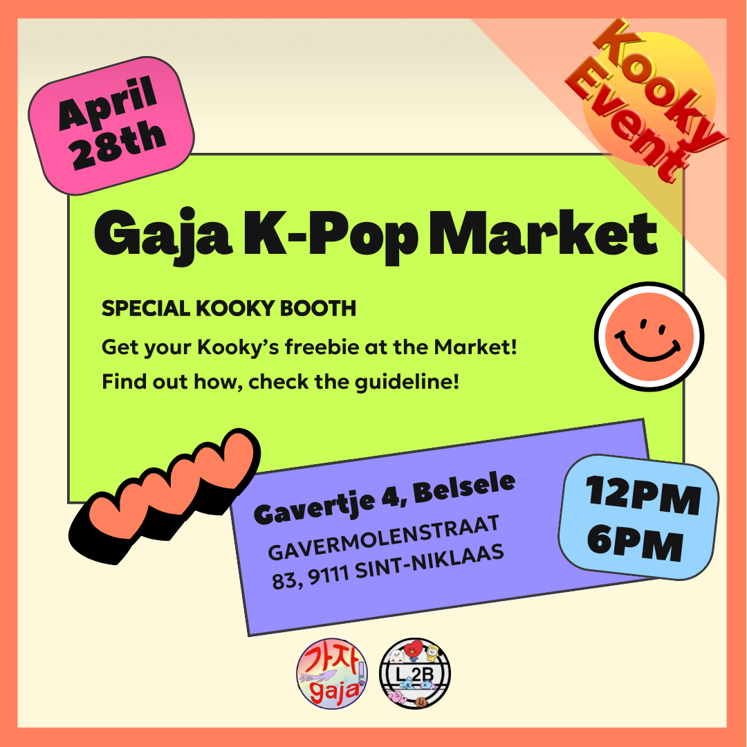 Kooky | Kooky x Gaja Kpop Market in BELGIUM